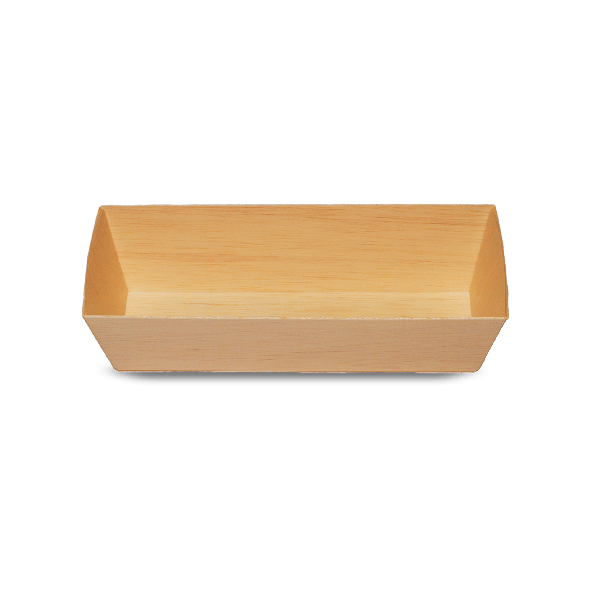 1000ml Rectangular Wooden Bento Box Tabletop, Carton of 500 | Packaging ...