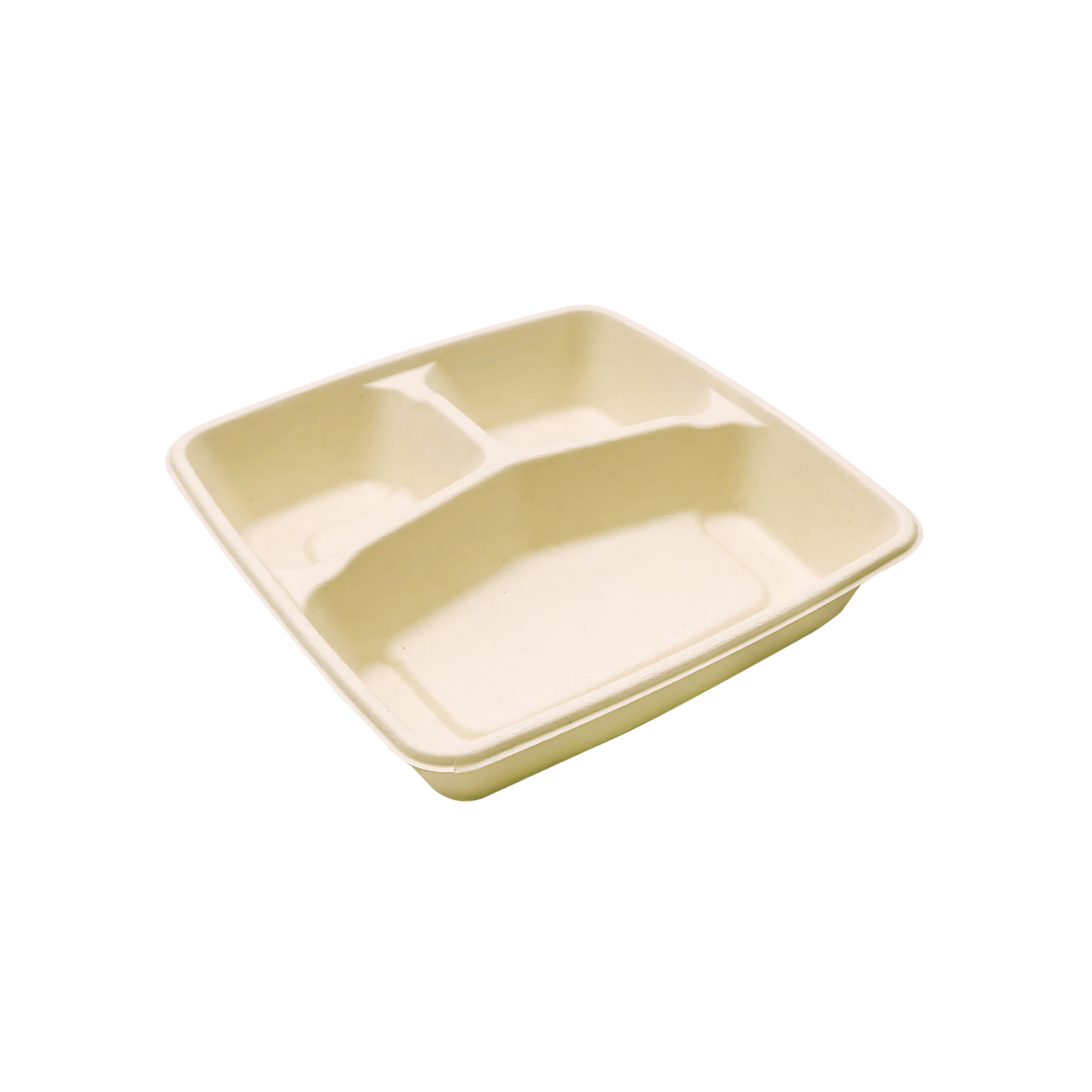 3-Compartment Sugarcane, Carton of 300 (CS-1400-3B) | Packaging of Food ...