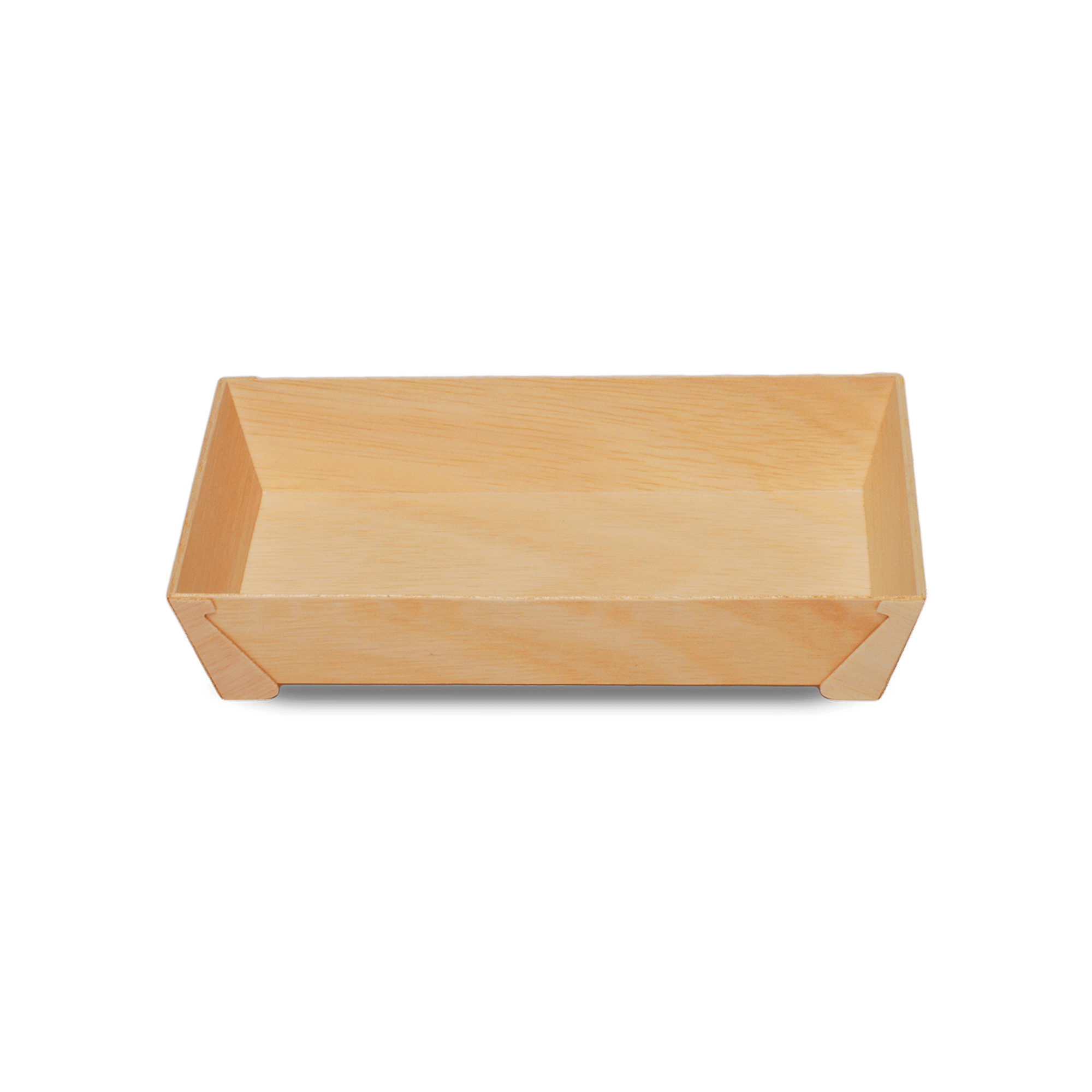 880ml Rectangular Wooden Bento Box Tabletop, Carton of 600 | Packaging ...