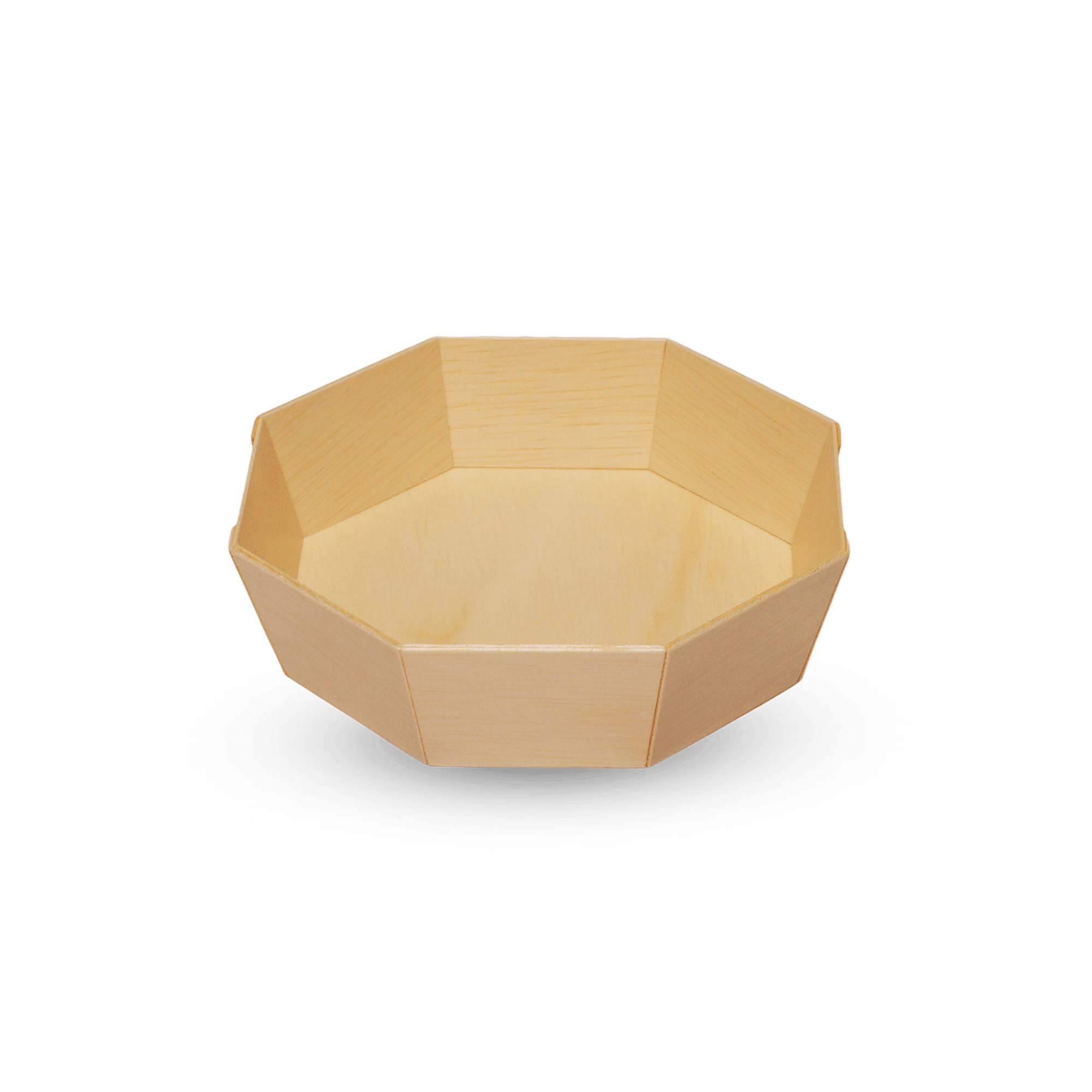 630ml Octagon Wooden Bento Box Tabletop, Carton of 500 | Packaging of ...