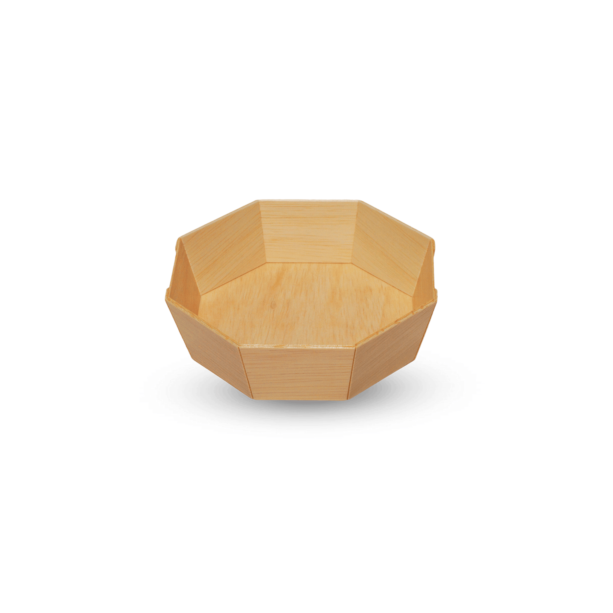 470ml Octagon Wooden Bento Box Tabletop, Carton of 600 | Packaging of ...